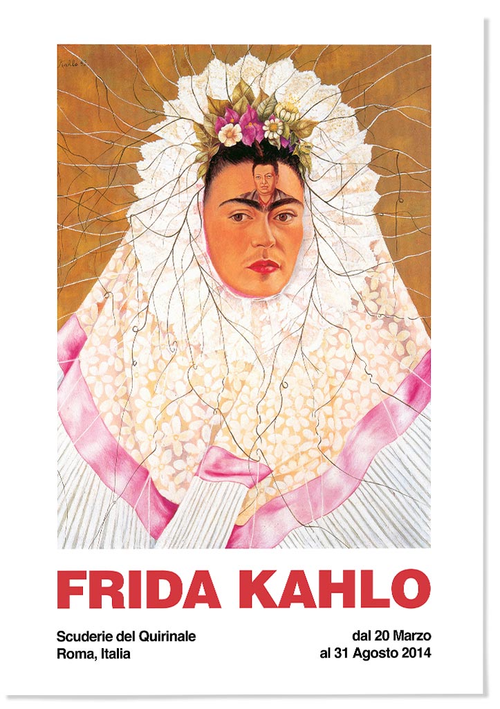Frida Kahlo Exhibition Poster | Diego on my Mind Painting – Posterist