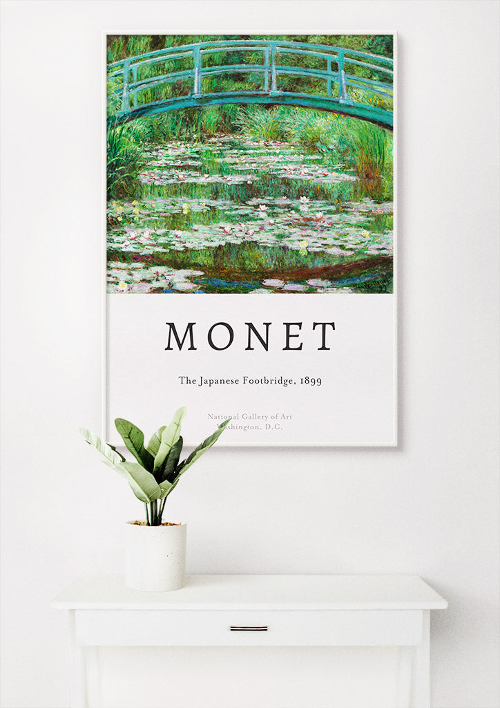 Claude Monet Art Prints & Posters | The Japanese Footbridge – Posterist