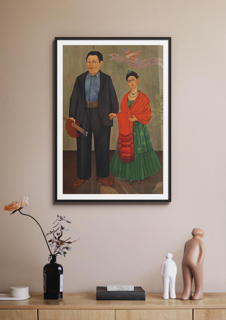 Frida Kahlo and Diego Rivera Art Print | Contemporary Home Decor ...