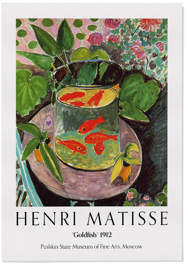 Henri Matisse 'Goldfish' Painting | Impressionist Wall Art Prints ...